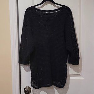 Swim | Vintage Black Mesh Cover Up | Poshmark